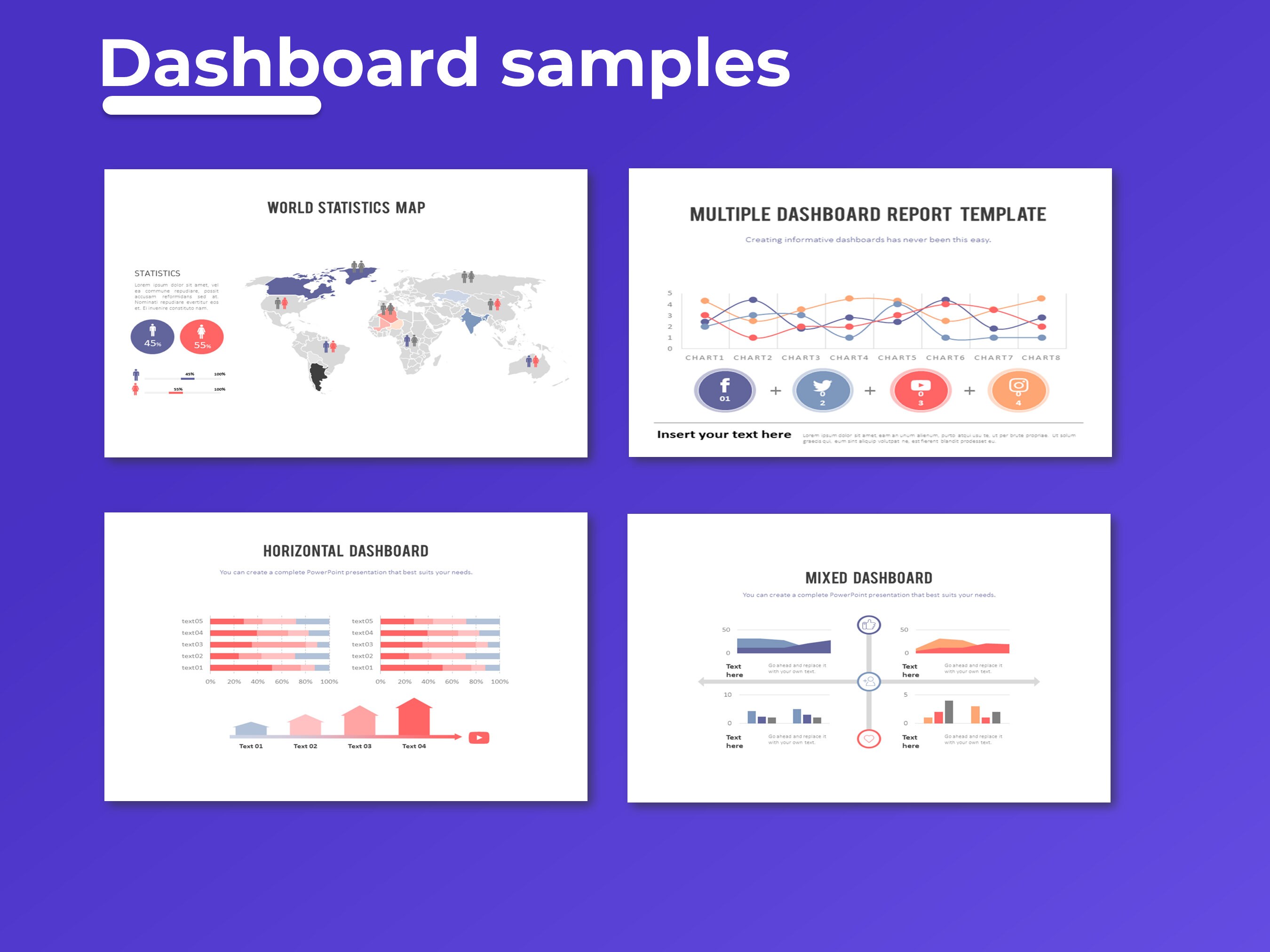 Dashboard Template Bundle: +75 HD Designs for Powerpoint & Google ...