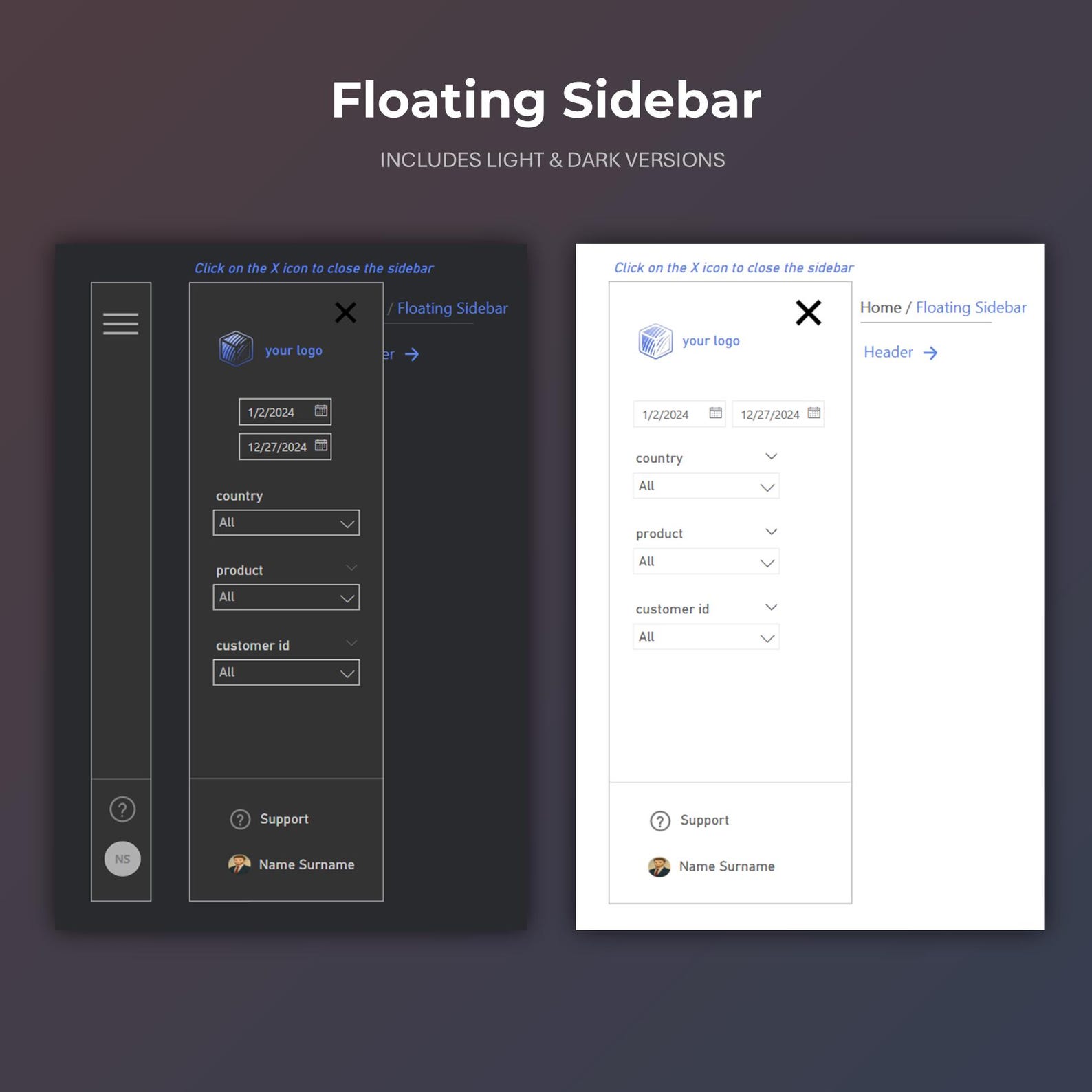 Power BI UX/UI Toolkit | Design Template - Etsy