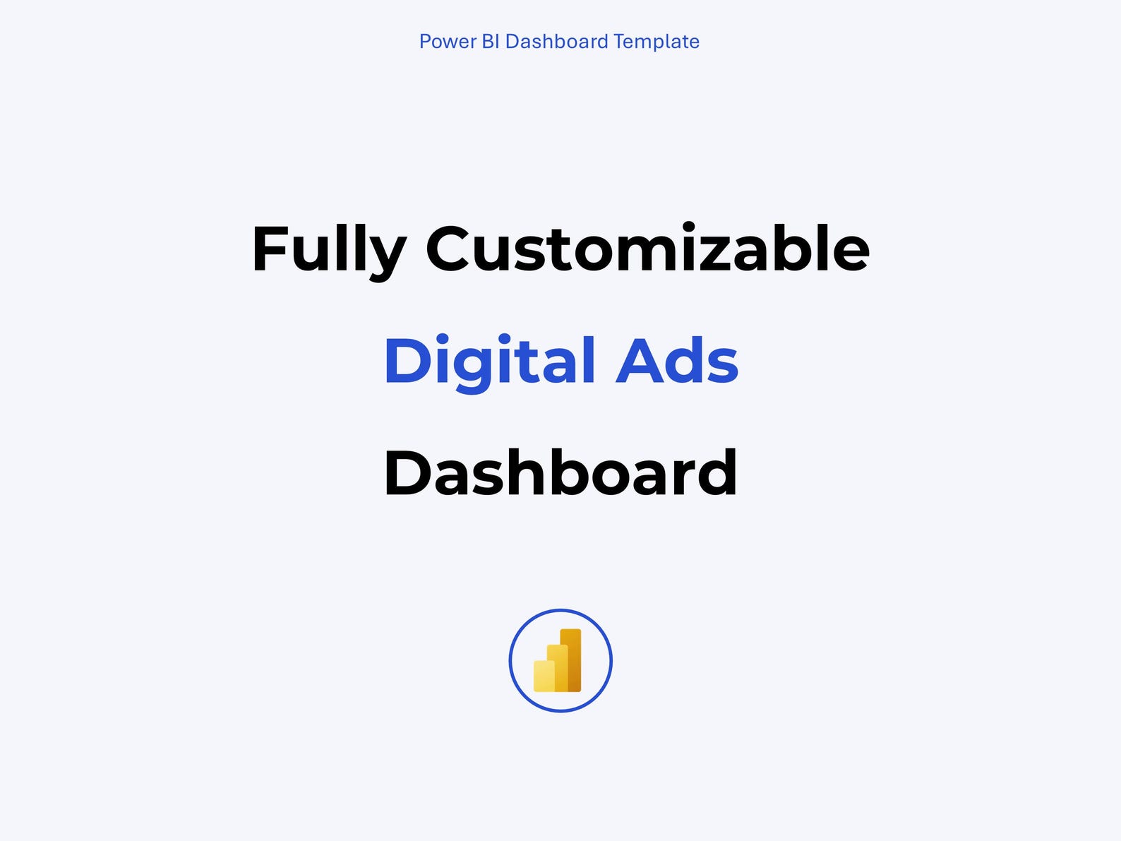 Digital Ads Power BI Dashboard Template Light | Meta | Google Ads | Tiktok - Etsy UK