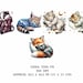 21 Watercolor Sleepy Animals Pack, Cute Nursery Sleeping Pet in Pajama ...