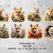25 Foxes in Forest Clipart, Watercolor Woodland Animals PNG Digital ...