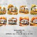 30 Autumn Adventure Campers Clipart, Watercolor Fall Cute Caravan PNG ...