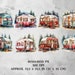 135 Megapack Adventure Campers Clipart, Watercolor Spring Autumn ...