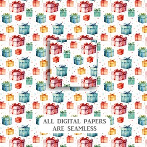 20 Happy Birthday Digital Paper Bundle Pack, Festive Seamless Pattern ...