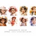 25 Watercolor Kids and Summer Clipart Part 1, Happy Children Bundle ...