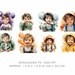 25 Watercolor Kids and Summer Clipart Part 2, Happy Children Bundle ...