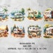 135 Megapack Adventure Campers Clipart, Watercolor Spring Autumn ...