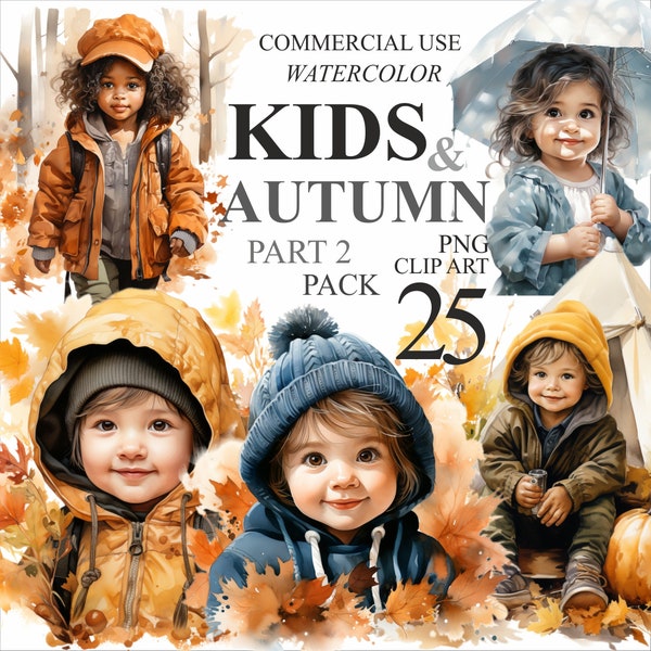 Autumn Clipart - Etsy