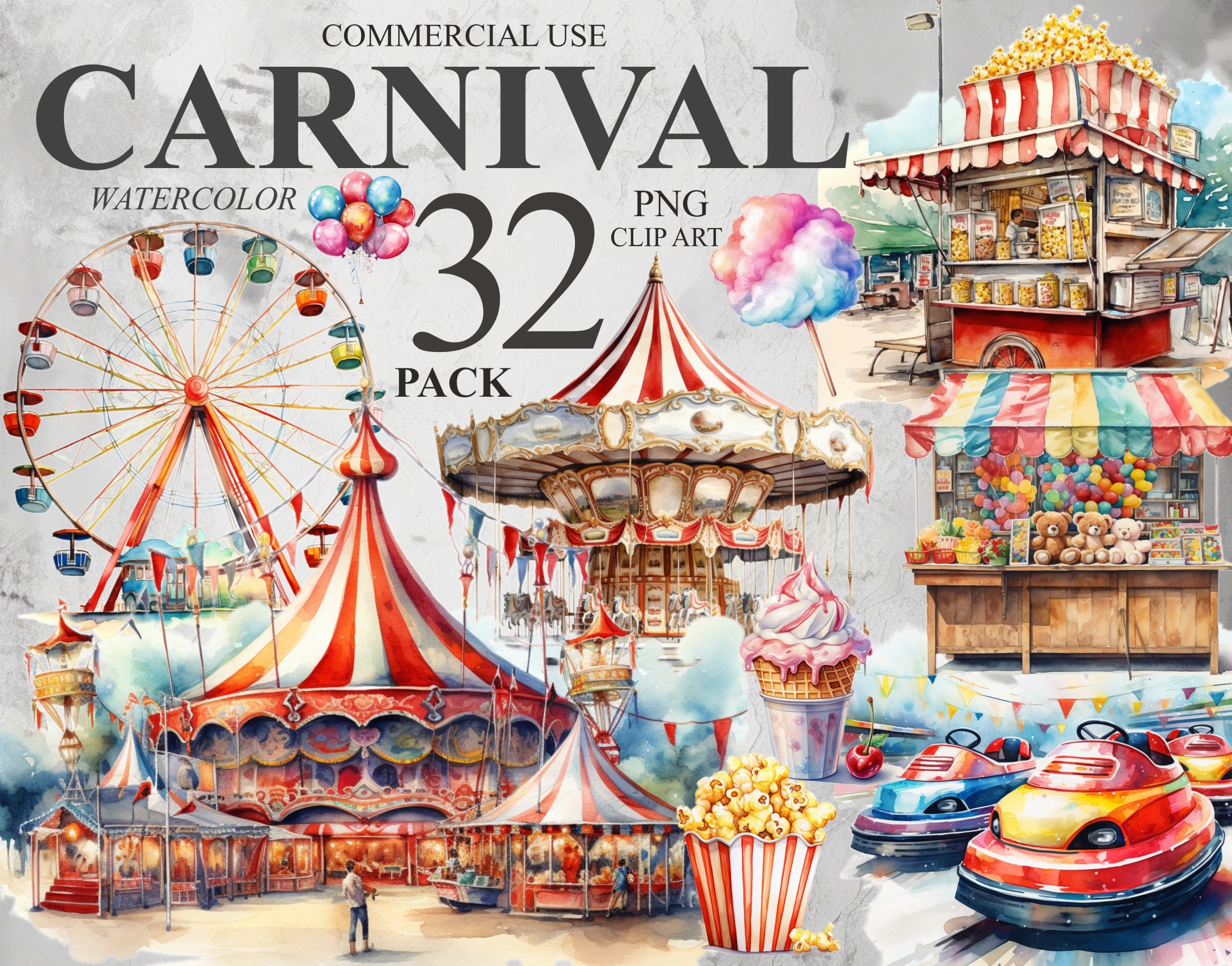Carnival Themed Clip Art