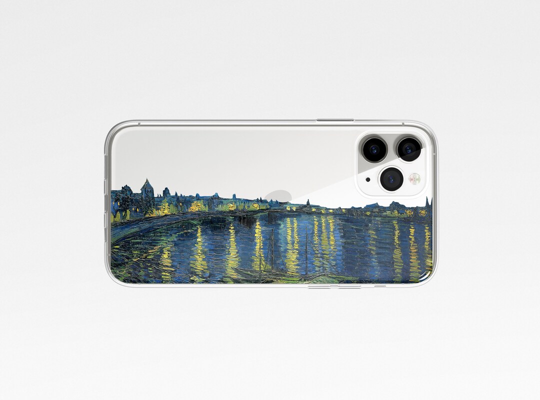 Vincent Van Gogh Clear Phone Case, Starry Night Over the Rhone, C. 1889 ...