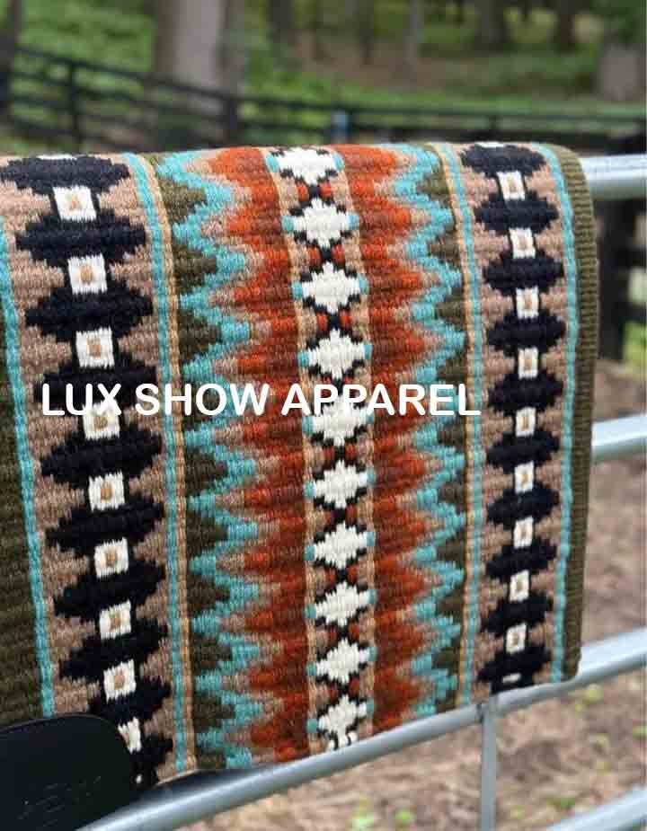 Horse Western Show Saddle Pad Blanket With New Zealand Wool/saddle ...
