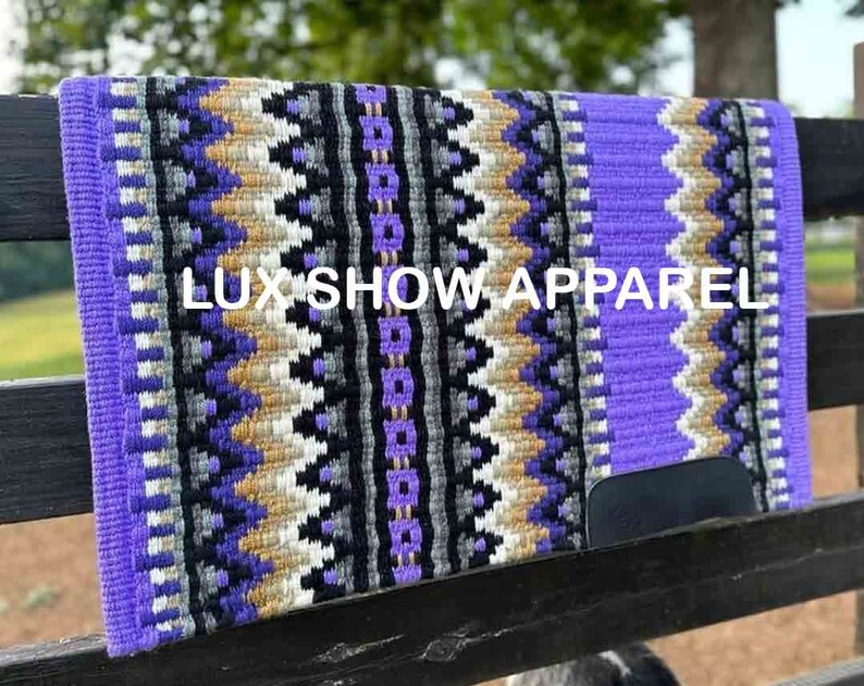 Horse Western Show Saddle Pad Blanket With New Zealand Wool/saddle ...