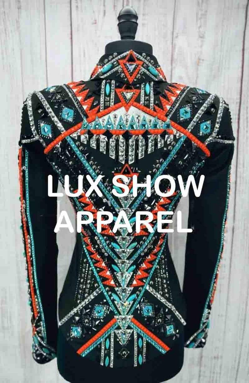 Western Show Jacket Showmanship Jacket Horsemanship Jacket - Etsy