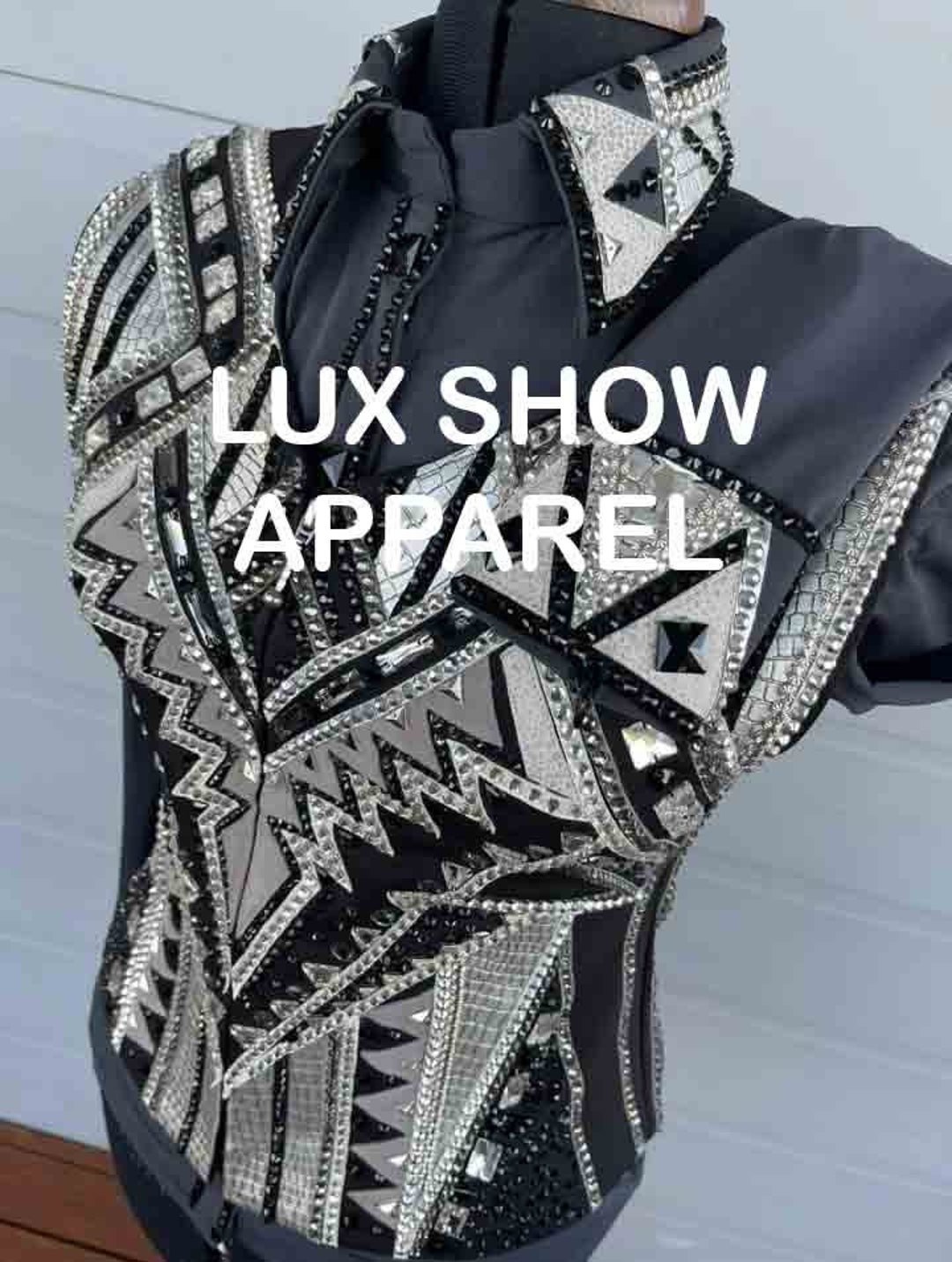 Western Women Show Vest With Shirt Western Showmanship, Horsemanship ...
