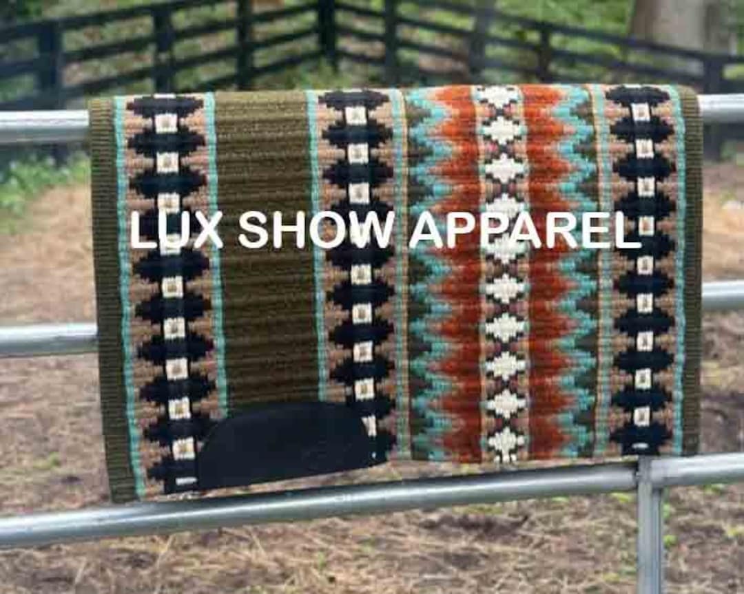 Horse Western Show Saddle Pad Blanket With New Zealand Wool/saddle ...