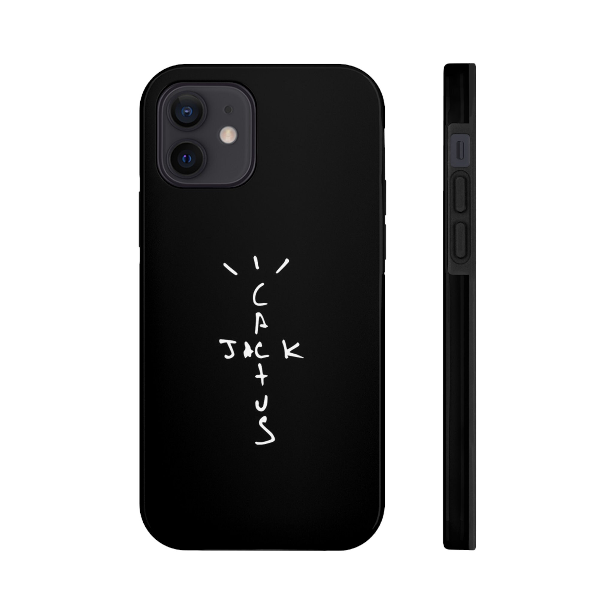 Cactus Jack Travis Scott Logo Black Tough Iphone Case - Etsy