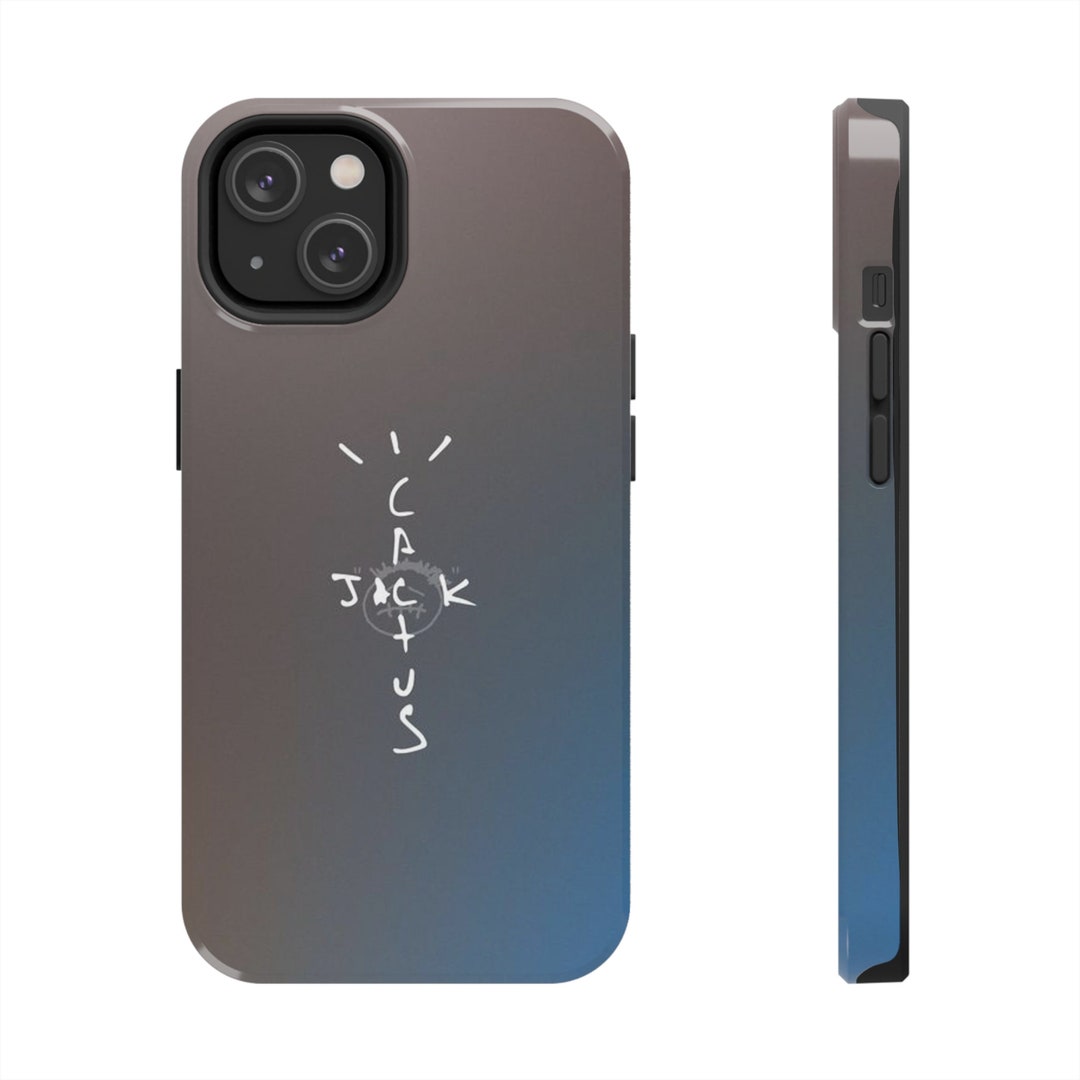 Travis Scott Logo Hiphop Rap Blue Gradient Tough iPhone Case - Etsy