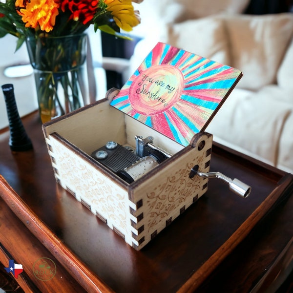 Hand Crank Music Box - Etsy