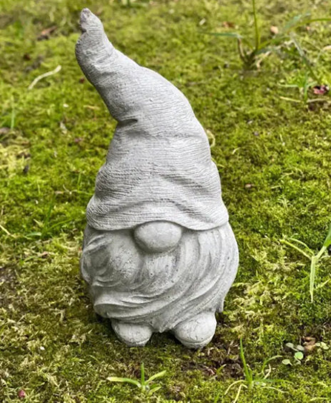 Paint Your Own Garden Gnome Statue, Unpainted Concrete Figurine for ...