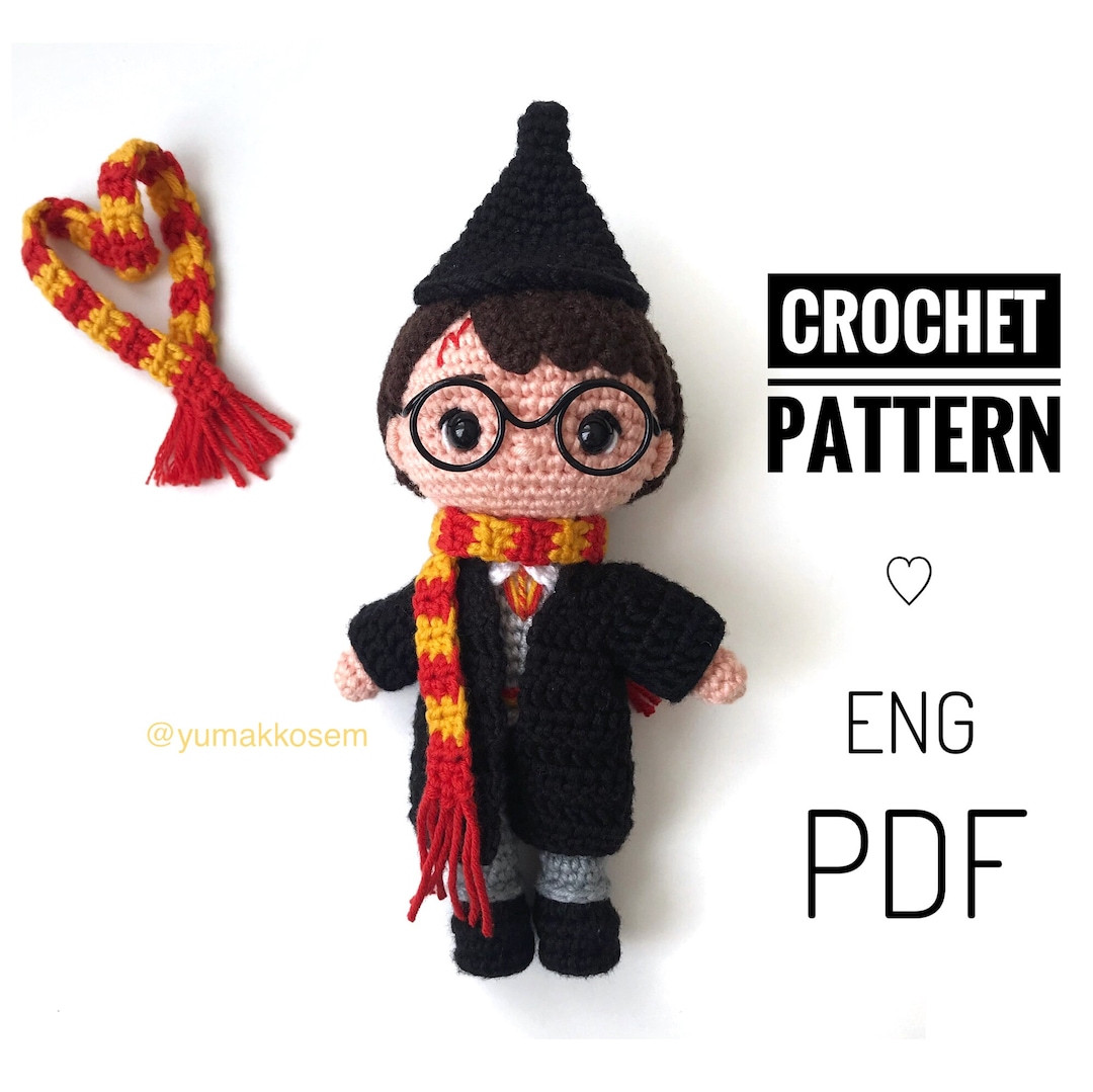 Amigurumi Wizard Crochet Pattern, Witch Crochet Pattern, English ...