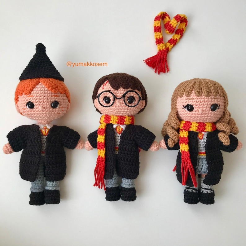 Amigurumi Wizard Series 3 in 1 Crochet Patterns Wizard and - Etsy