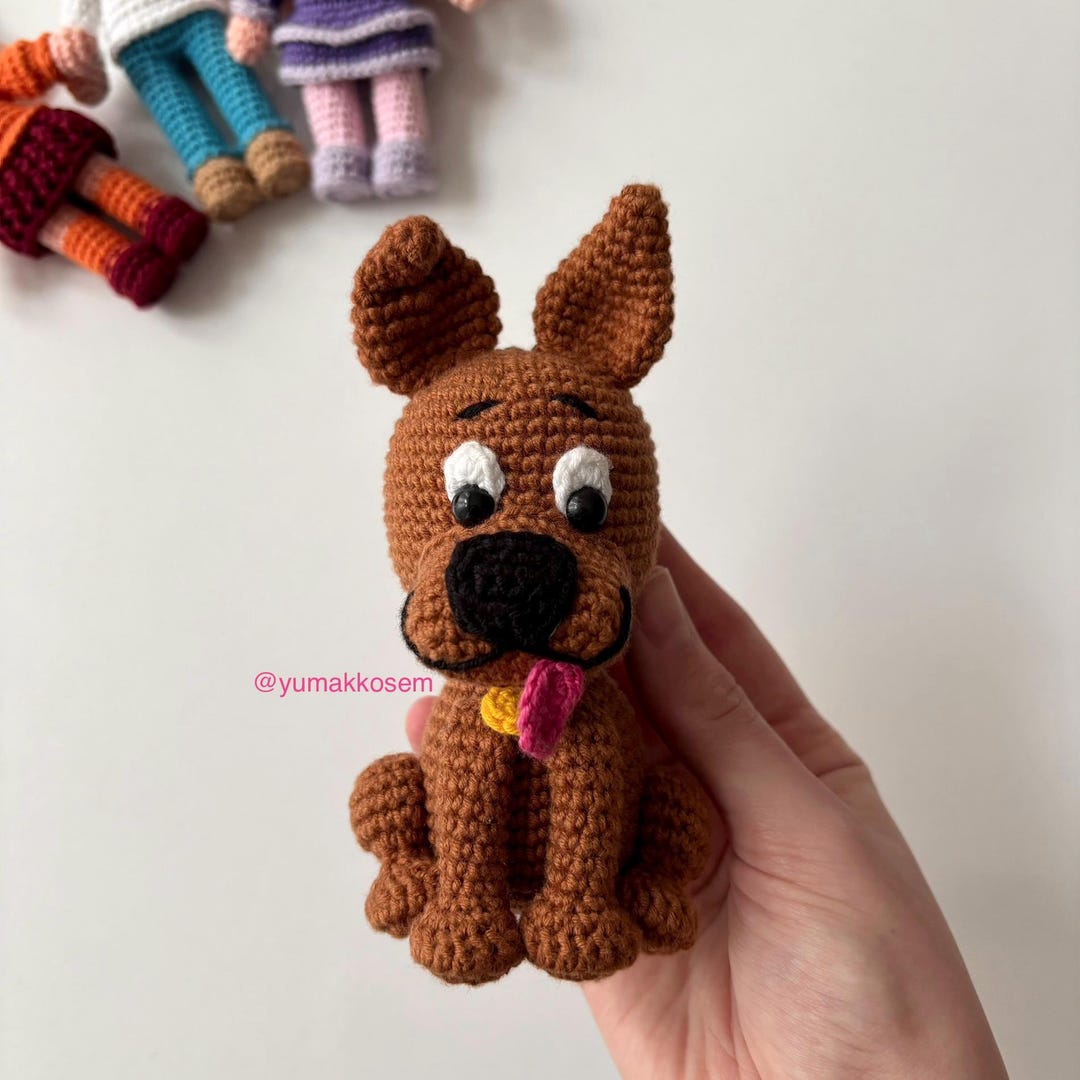 Adventurous Dog, German Great Dane, Amigurumi Crochet Pattern, English ...