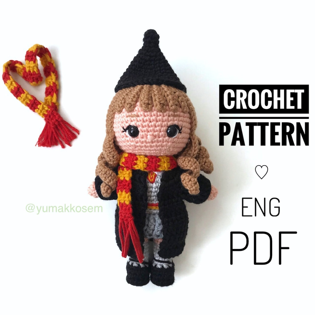 Amigurumi Wizard Crochet Pattern, Witch Crochet Pattern, English ...