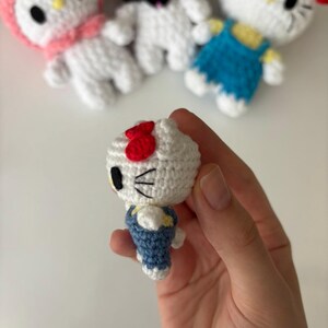 Amigurumi Crochet Keychain Pattern 3 In 1 Set English Pdf Etsy