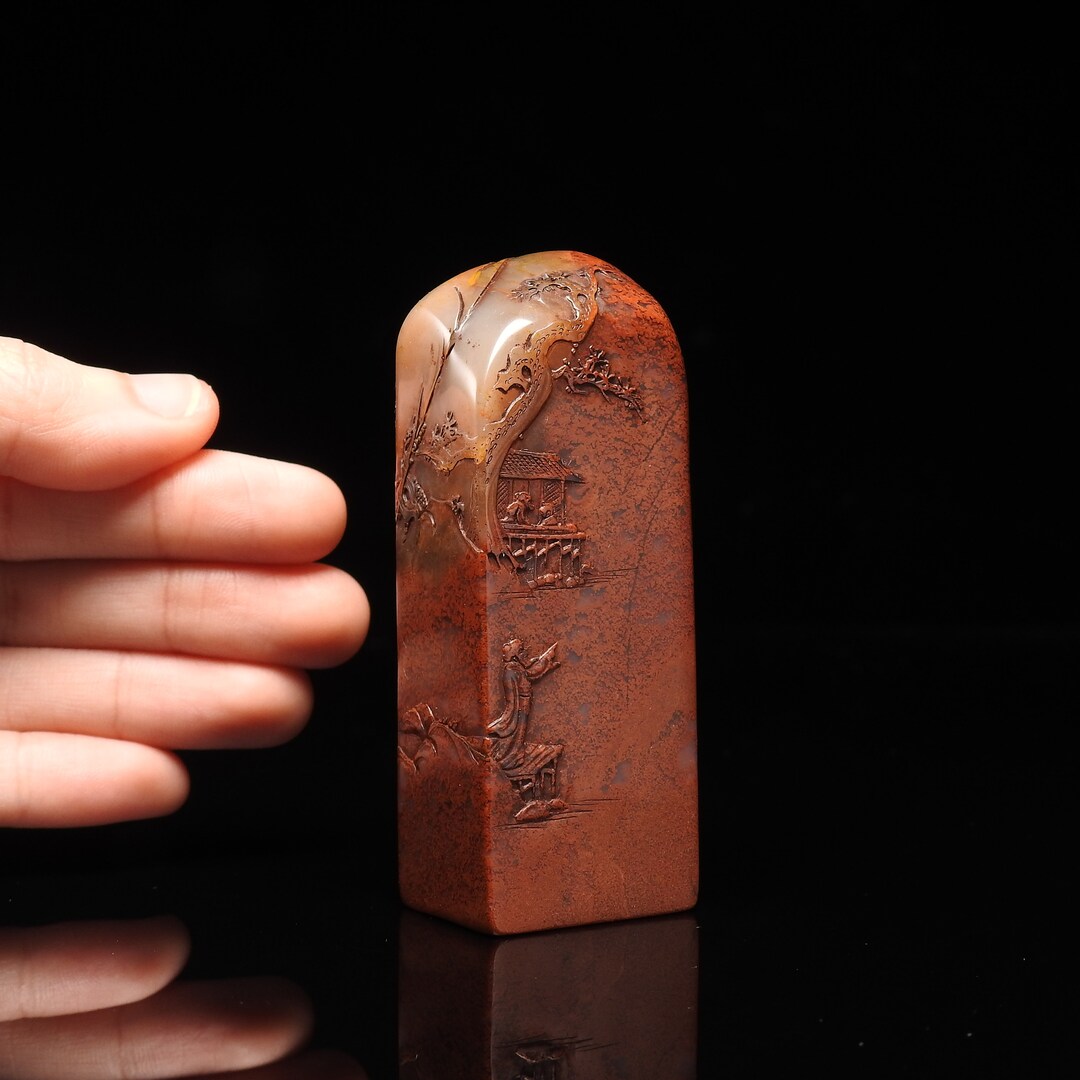 Chinese Stone Chop Hand Carved High Quality Shoushan Stone - Etsy