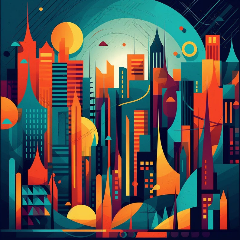 Metropolis Unleashed: Abstract Graphic Impressions of the Urban ...