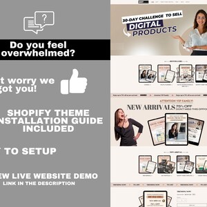 Shopify Theme for Selling Online Courses, Shopify, Shopify Templates ...