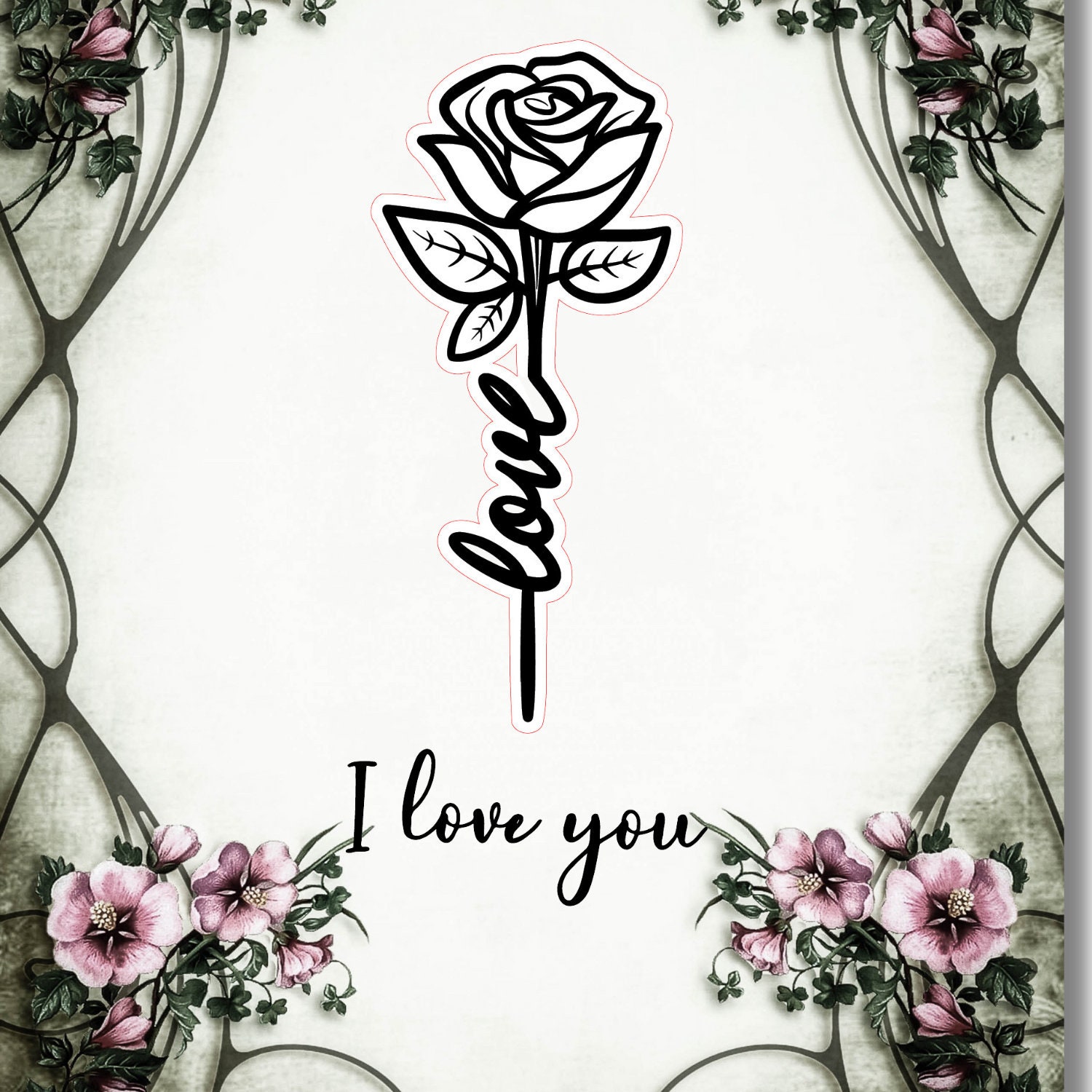 Pink SVG Laser Cut File - Etsy