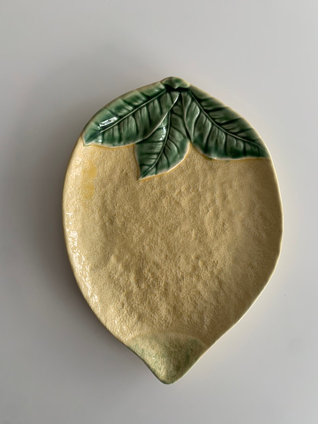 Vintage Ceramic Lemon Plate. Beautiful & Perfect for Charcuterie or ...