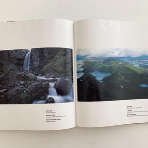 Vintage Iceland Coffee Table Book With Crisp White Cover and Embossed ...