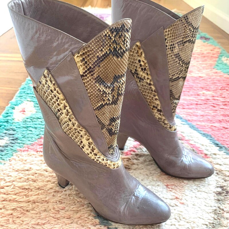 Italian Leather Booties - Etsy