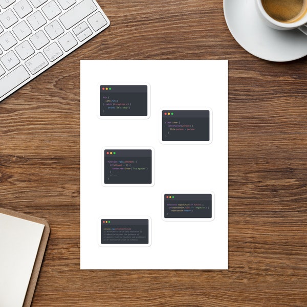 Programmer Stickers Etsy