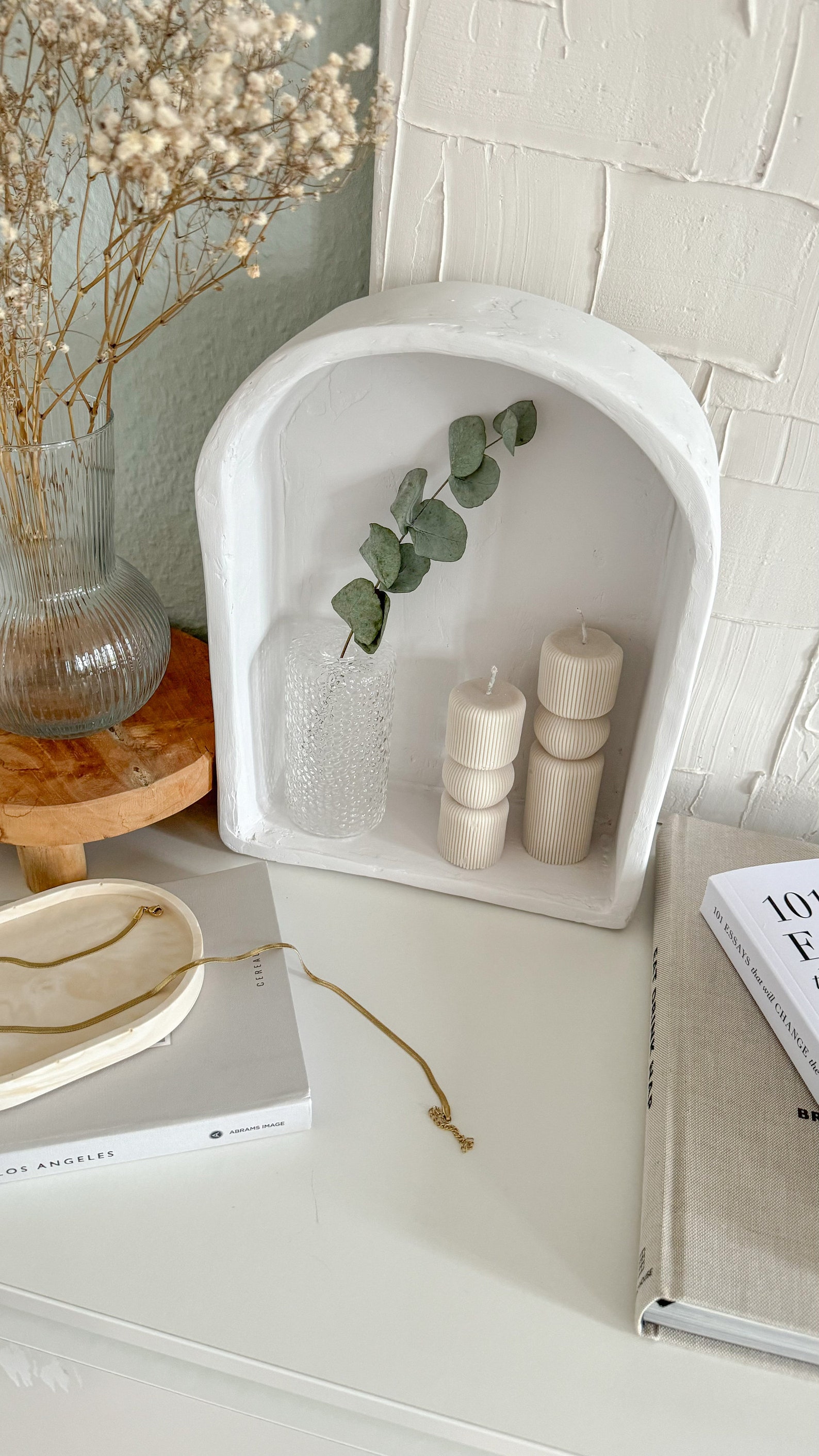 Arch Shelf Aesthetic Minimalist Shelf Handmade Decor Recycled Decor ...