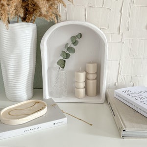 Arch Shelf Aesthetic Minimalist Shelf Handmade Decor Recycled Decor ...