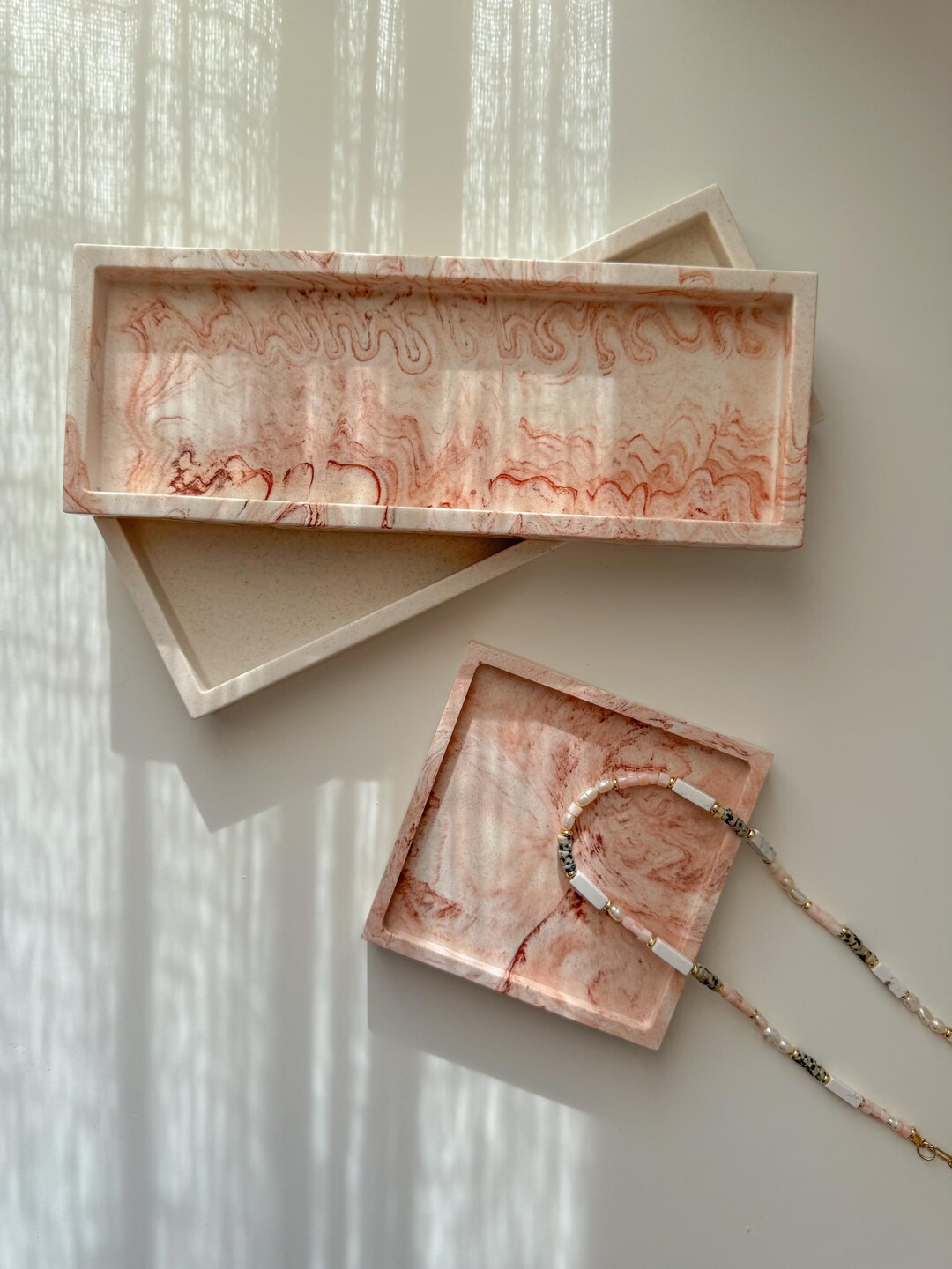 Modern Rectangle Square Display Trays, Bathroom Accessories, Jewelry ...