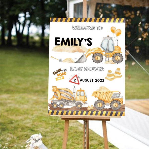 Construction Baby Shower - Etsy