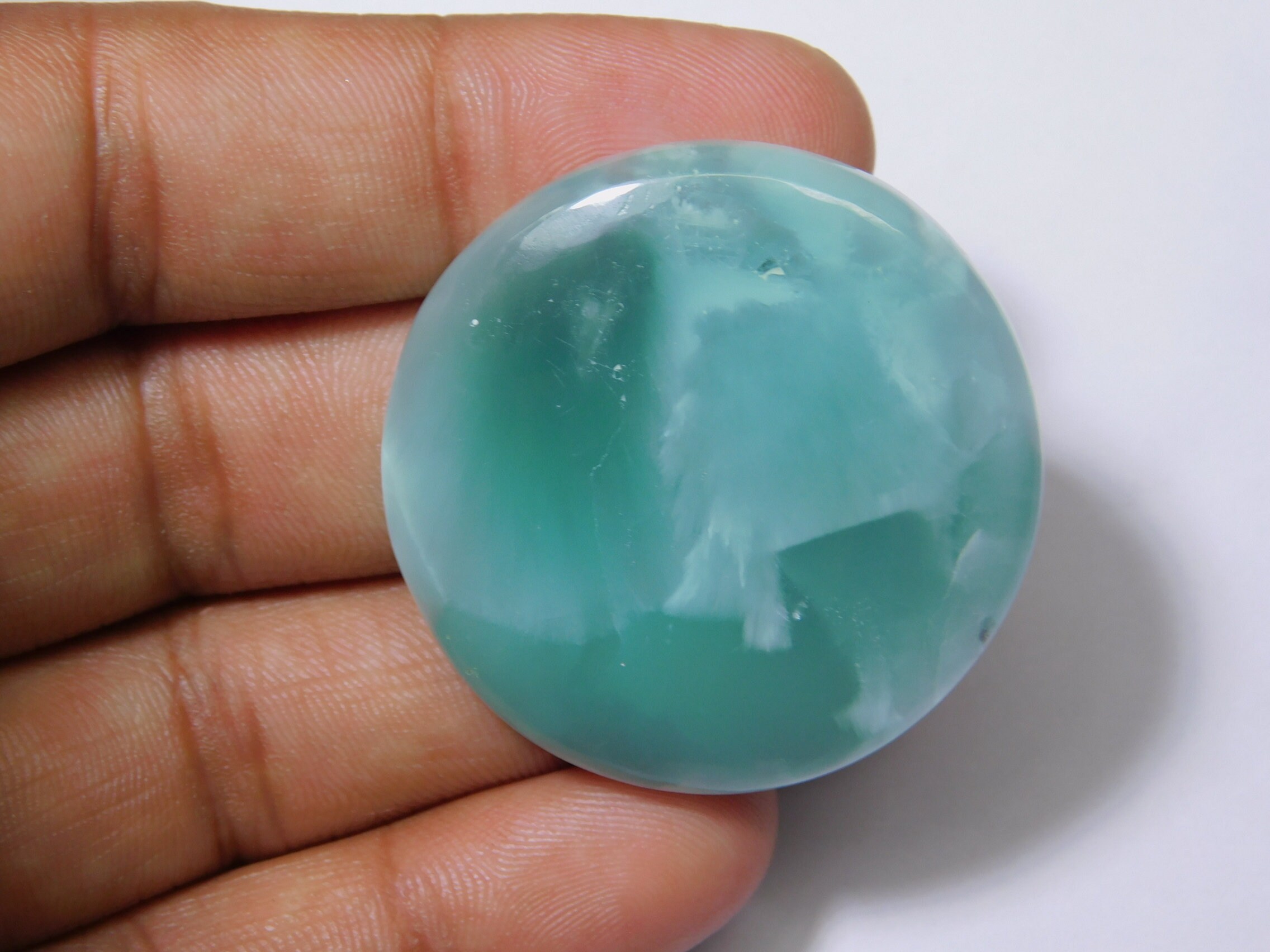 Wonderful & Natural Hemimorphite Loose Stone, Hemimorphite Cabochon ...