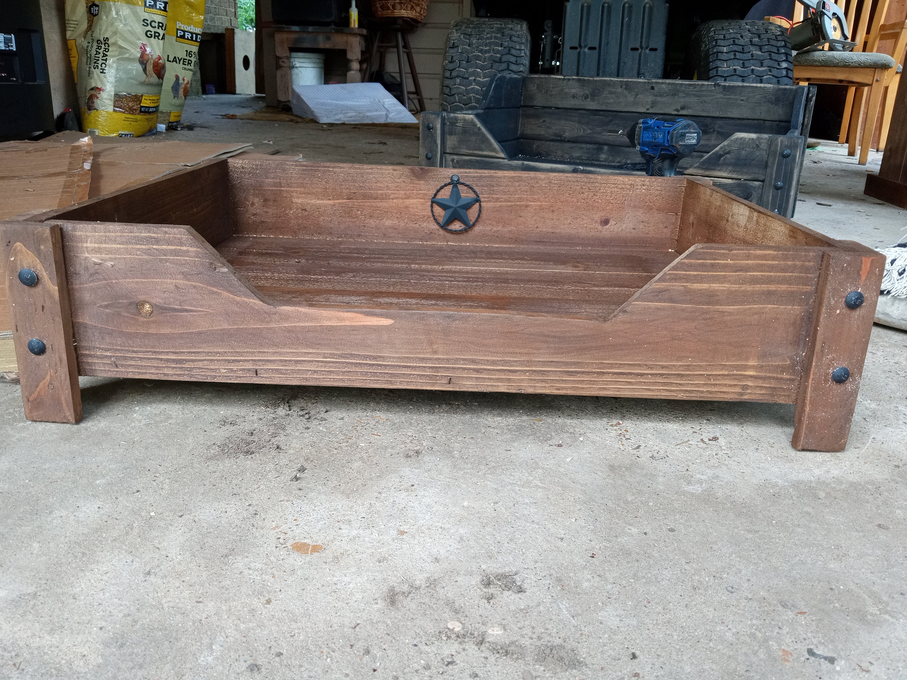 Small Rustic Dog Bed - Etsy