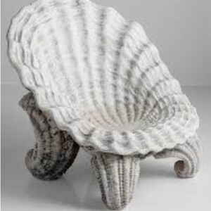 Pair of 20th Century Shell Grotto Garden Chairs - Etsy