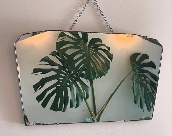 Trapezoid Mirror - Vintage Frameless Mirror With Beveled Edges - Etsy