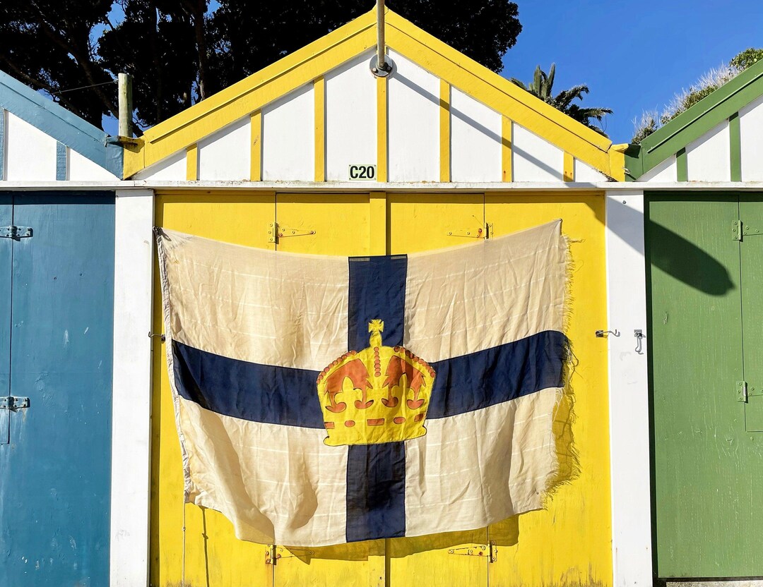 Antique Hand-painted Flag of the Orient Steam Navigation Company ...