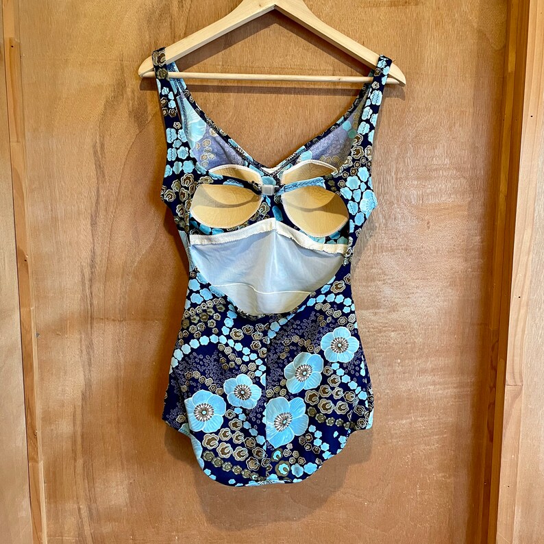 Vintage Blue Peter Pan Swimsuit Made in New Zealand - Etsy