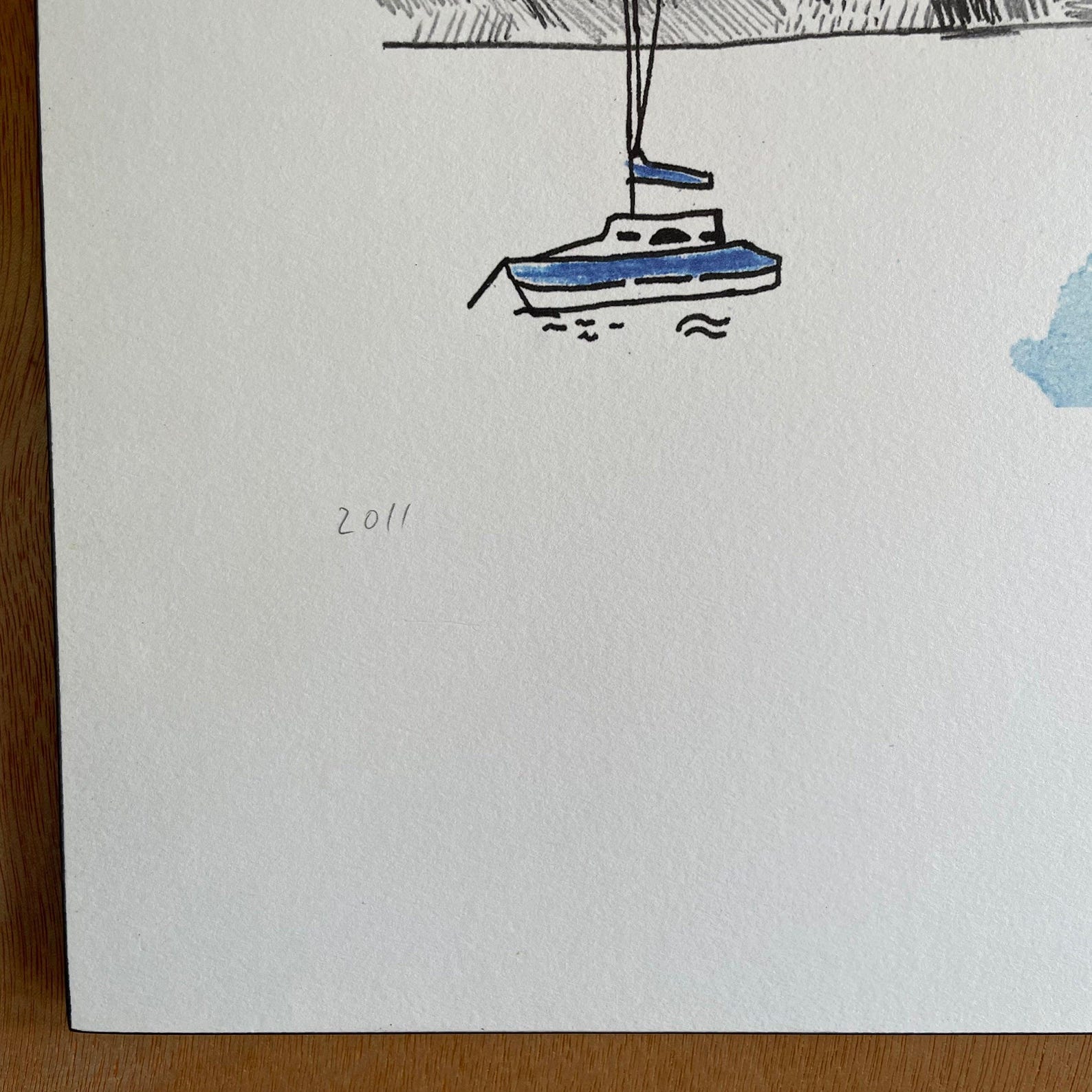 Extra Large Wellington New Zealand Watercolor / Oriental Bay Artwork ...