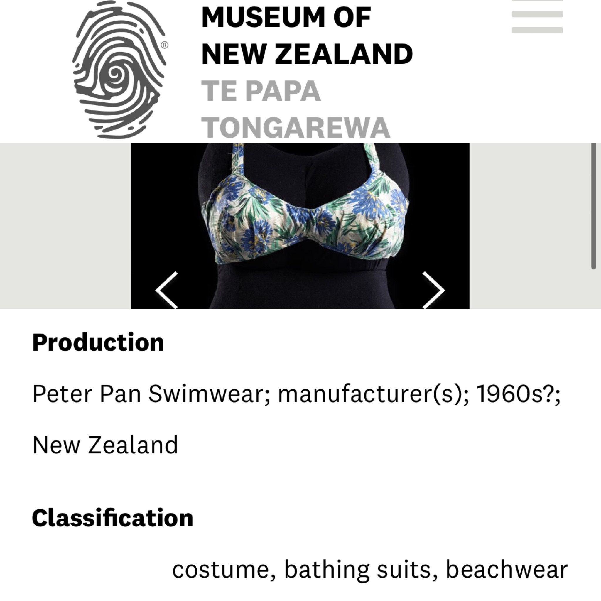 Vintage Blue Peter Pan Swimsuit Made in New Zealand - Etsy