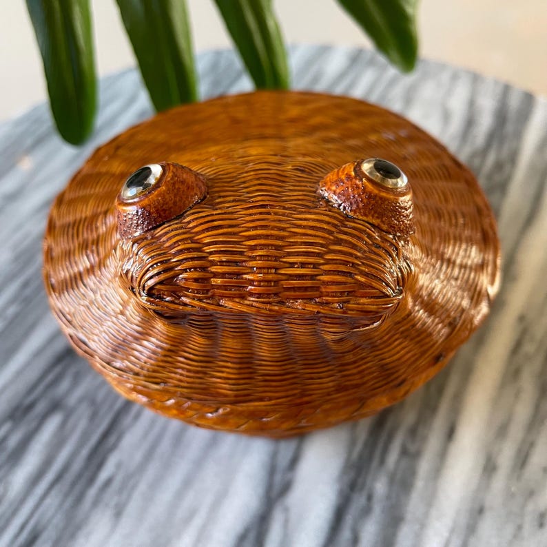 Kitchy Nesting Frog Baskets - Chinese Stacking Baskets - Etsy