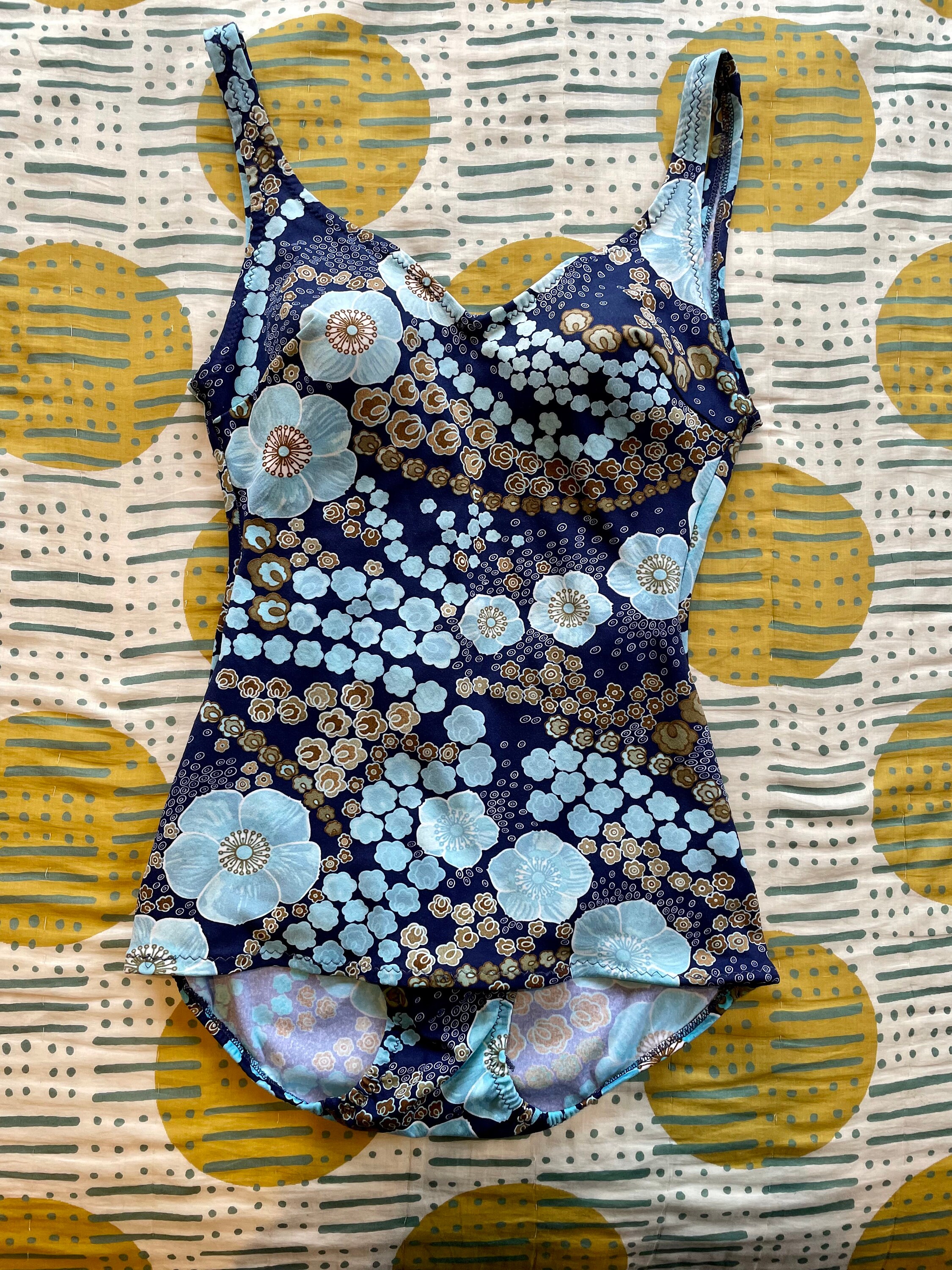 Vintage Blue Peter Pan Swimsuit Made in New Zealand - Etsy